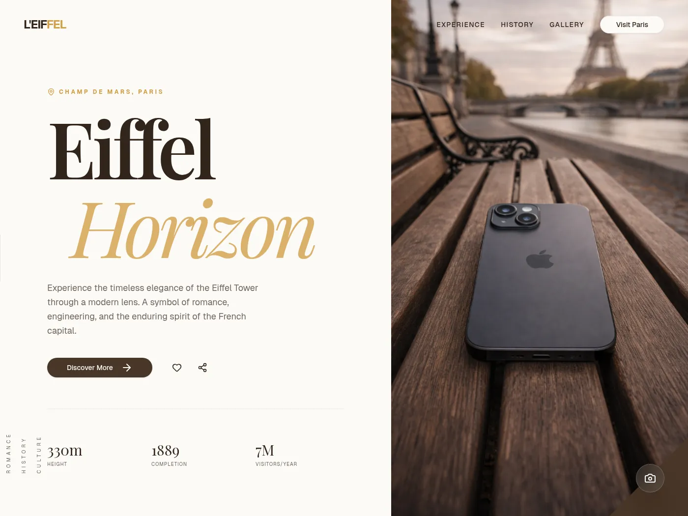 Diagonal Eiffel Reveal