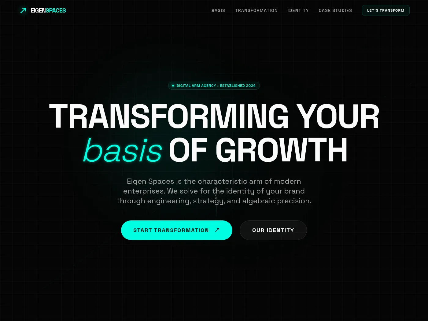 Eigen Spaces Landing