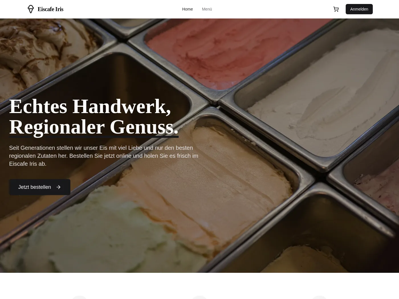 Eiscafe Iris Order App