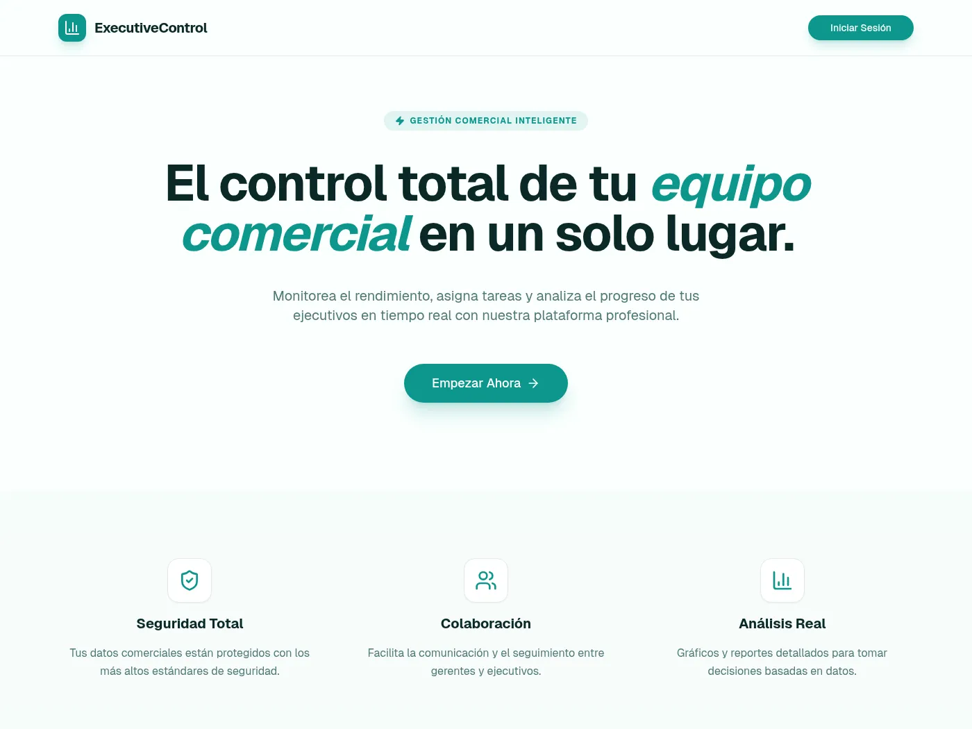 Ejecutivo Control App