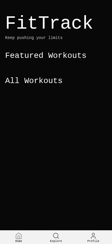 FitTrack Móvil