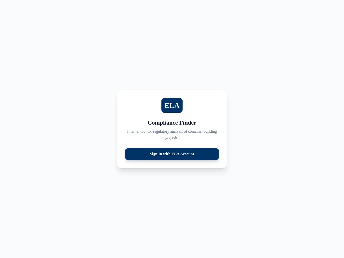 ELA Compliance Finder