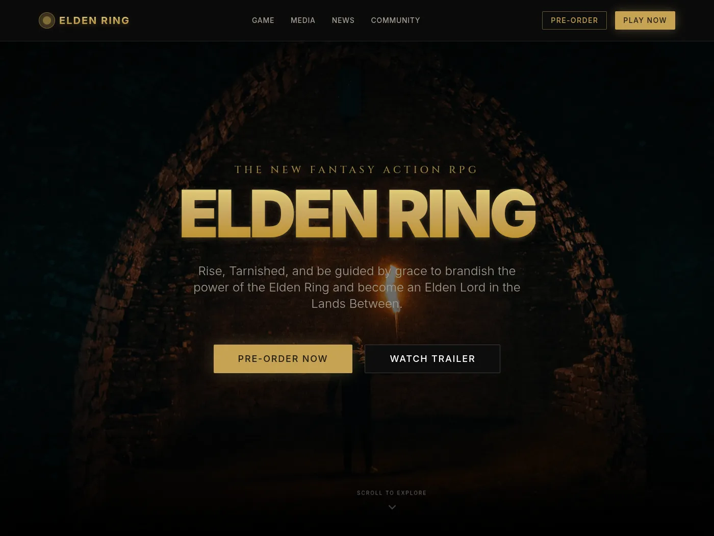 Elden Ring Web Clone