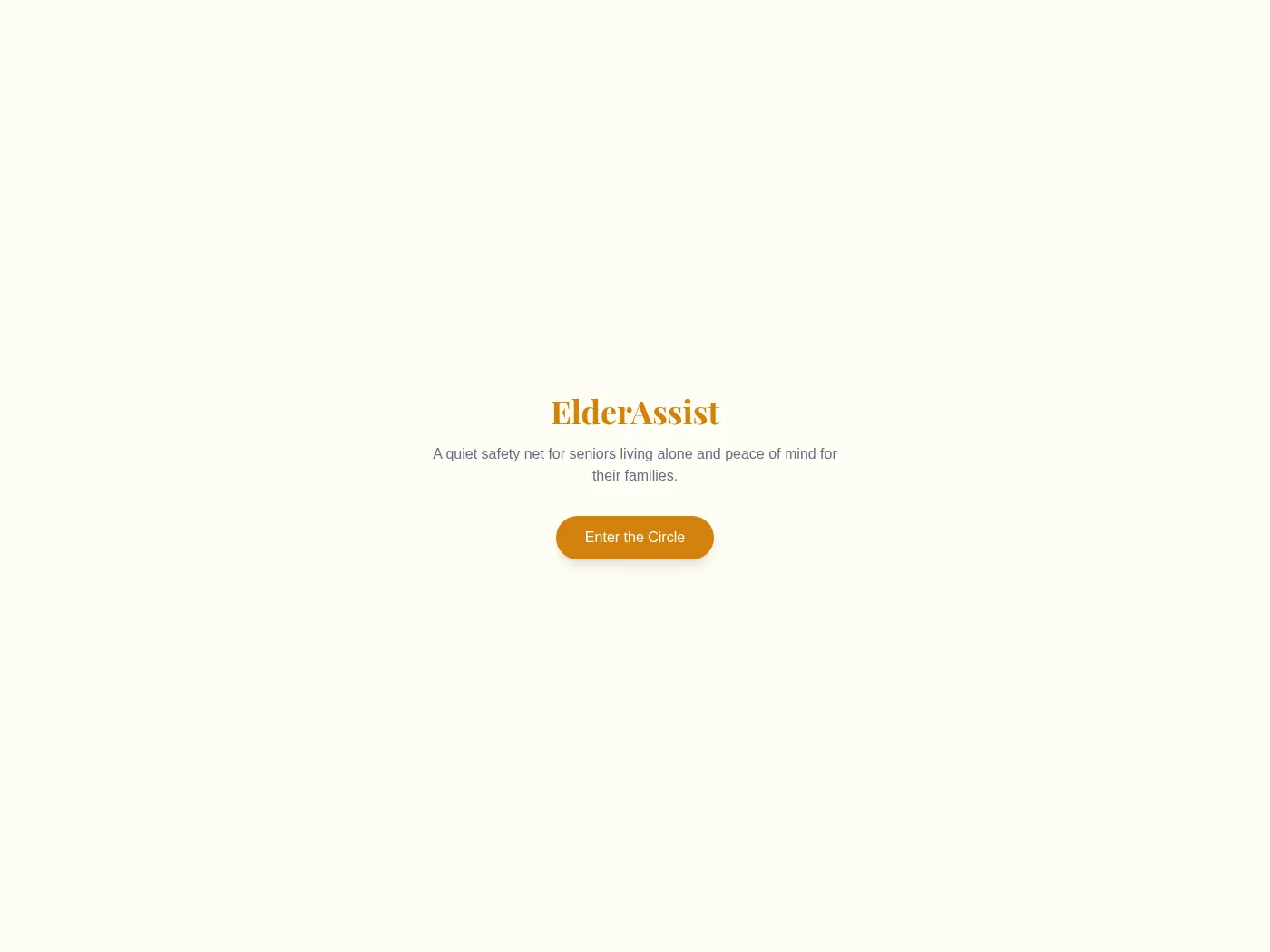 ElderAssist Daily Check-In