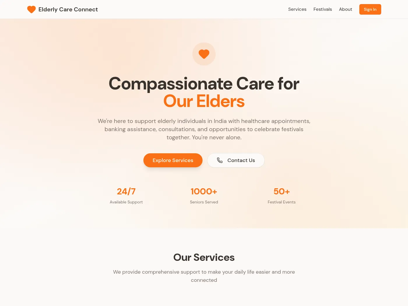 Elderly Care Connect
