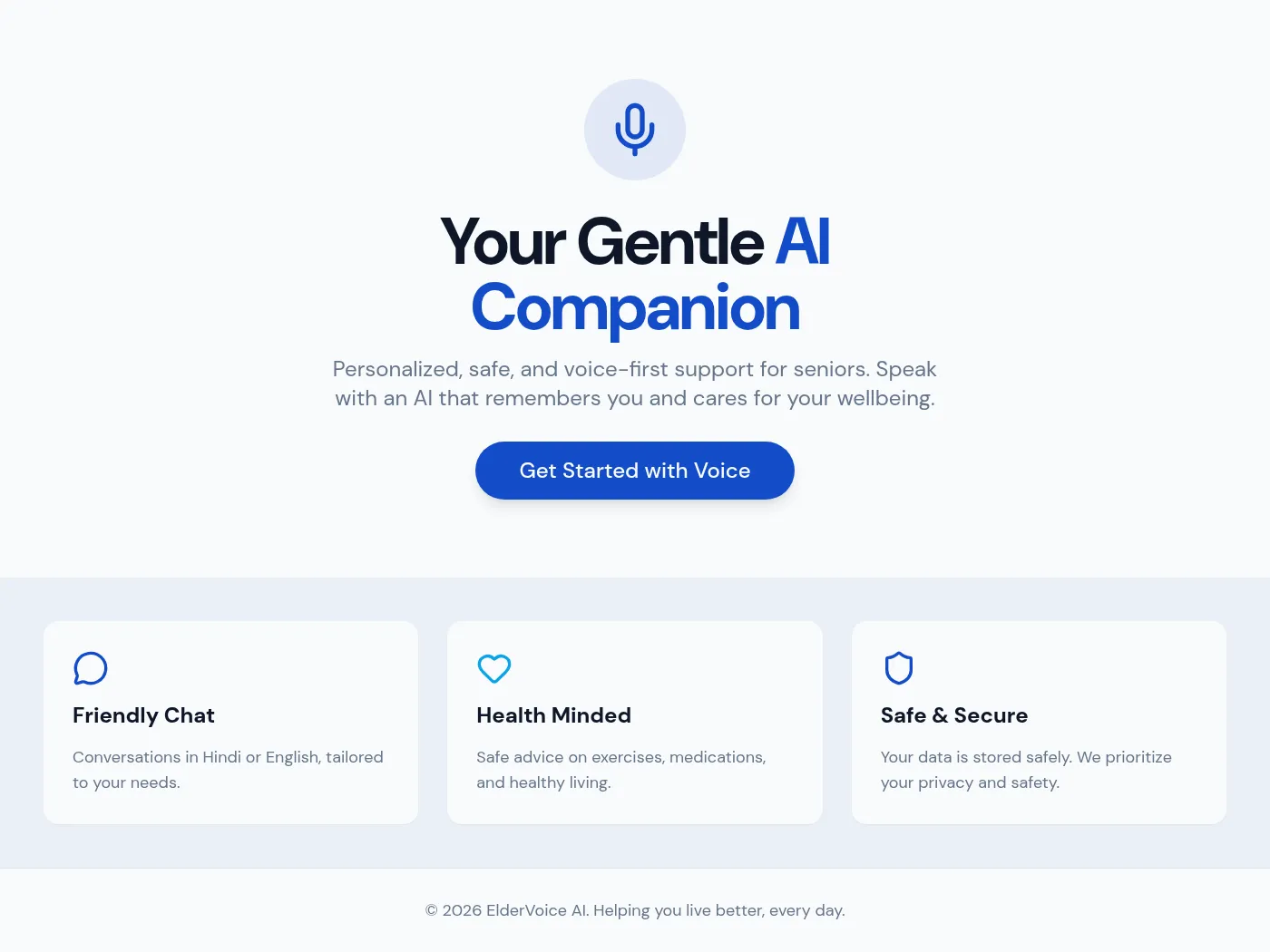 ElderVoice AI Companion