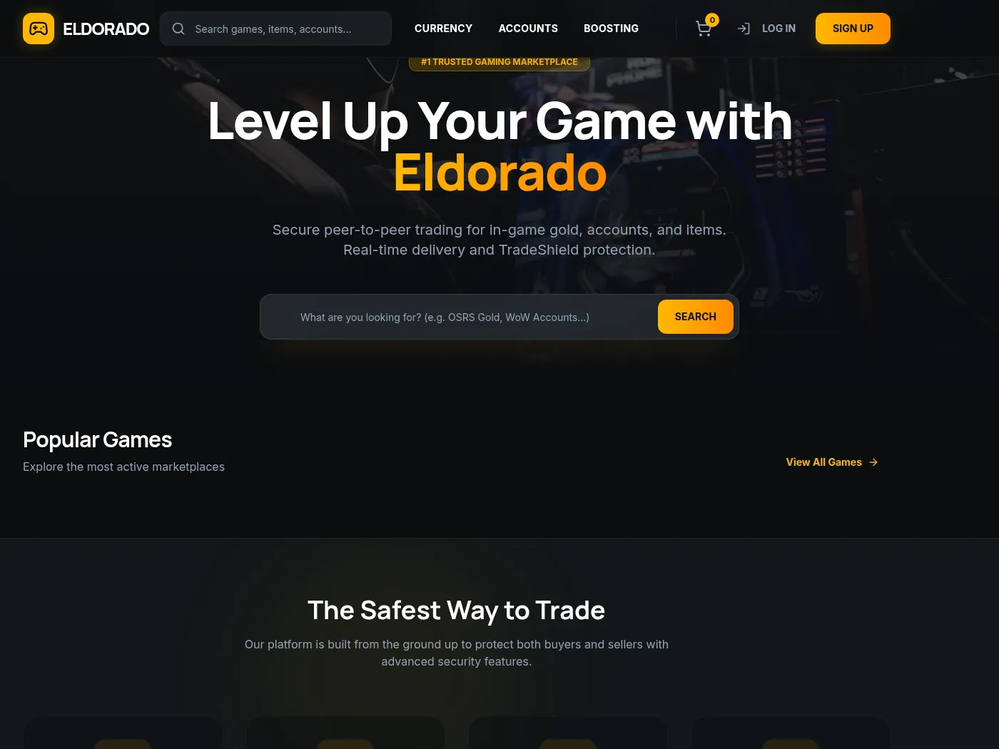 Eldorado Marketplace Clone