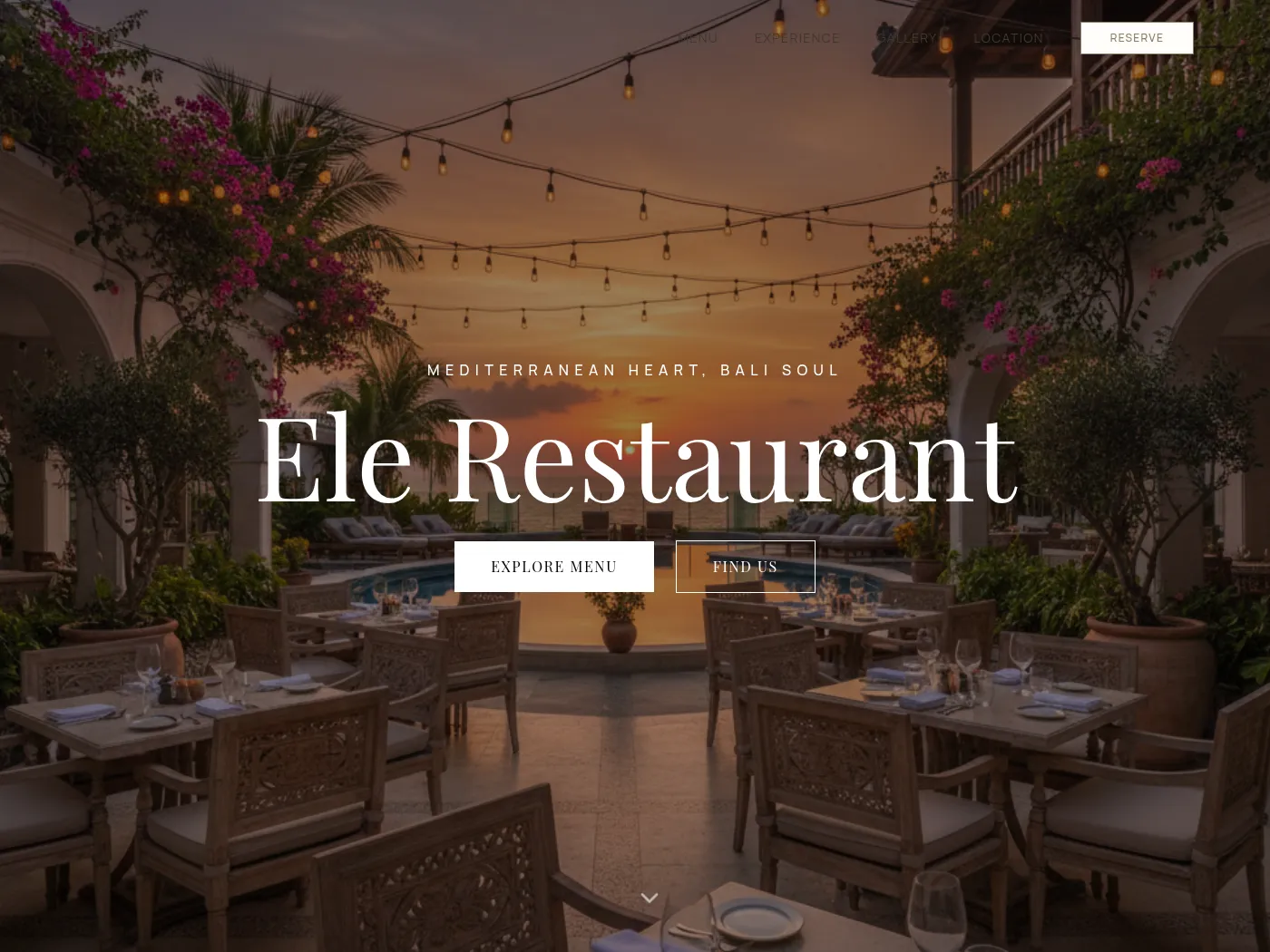 Ele Restaurant Showcase