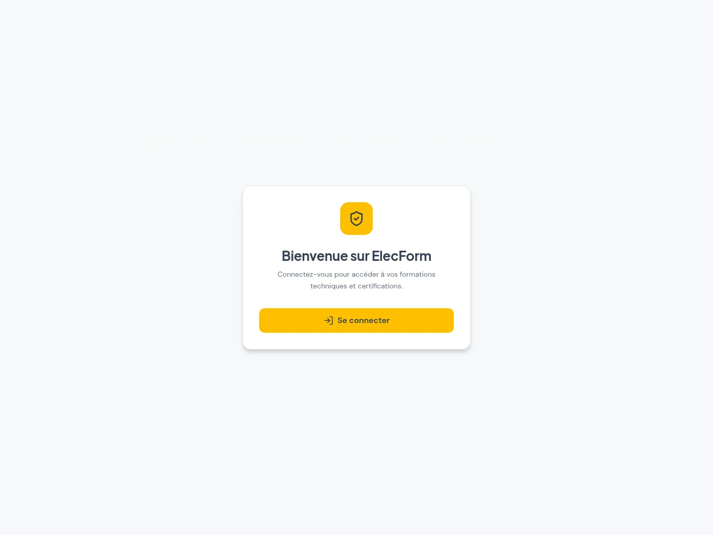 ElecForm Training Platform