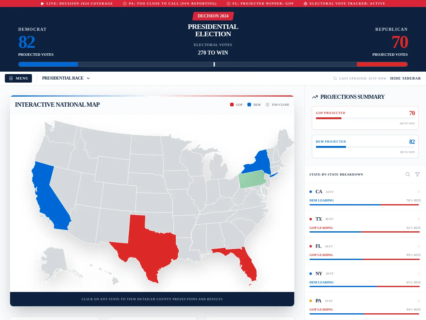 ElectionMap Explorer