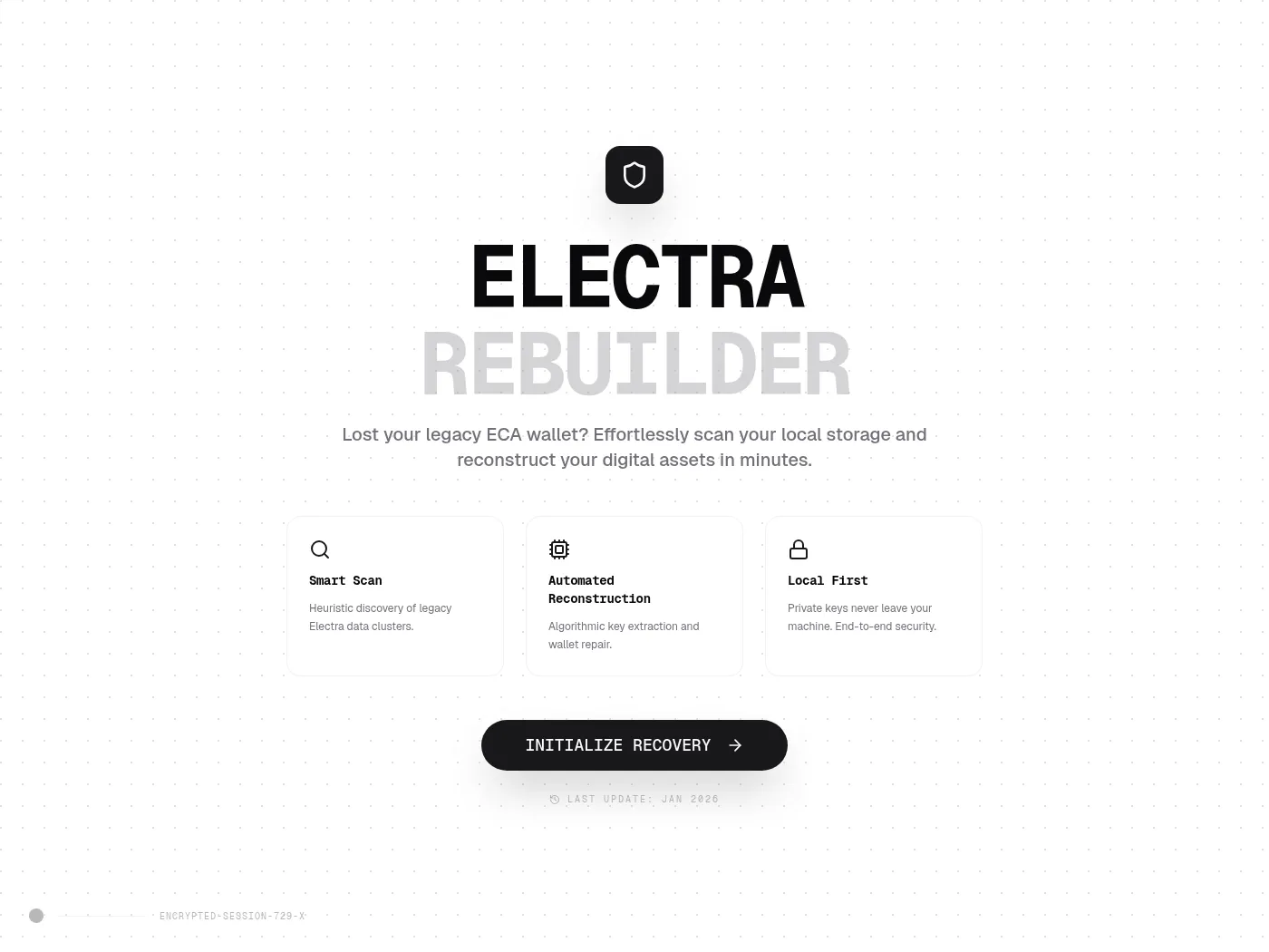 Electra Wallet Rebuilder