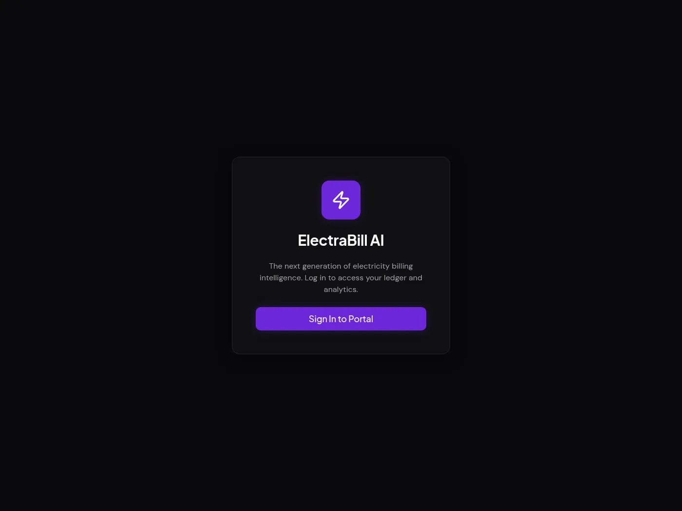 ElectraBill AI Ledger