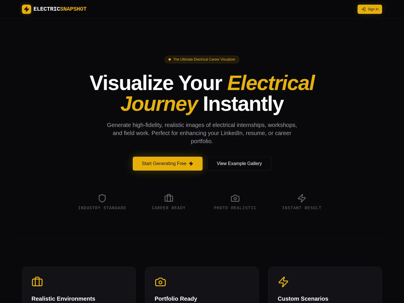 Electric Internship Snapshot