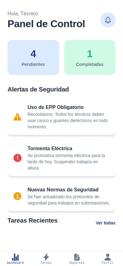 Electricidad Empresa App