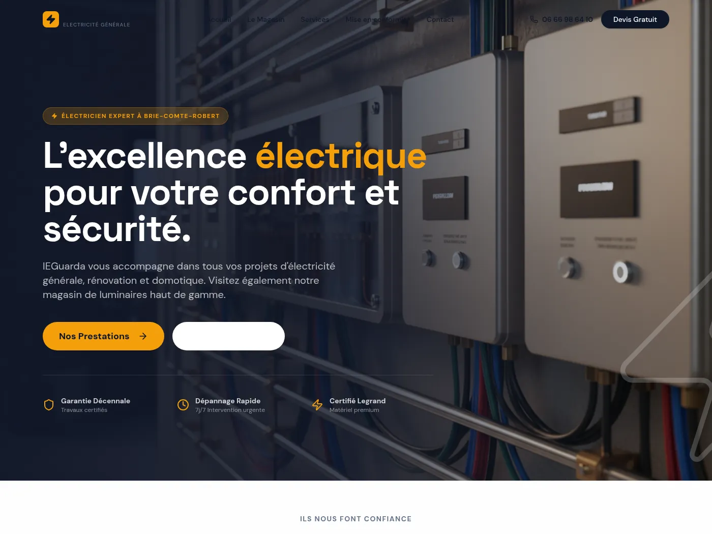 Voltix Electricité Web