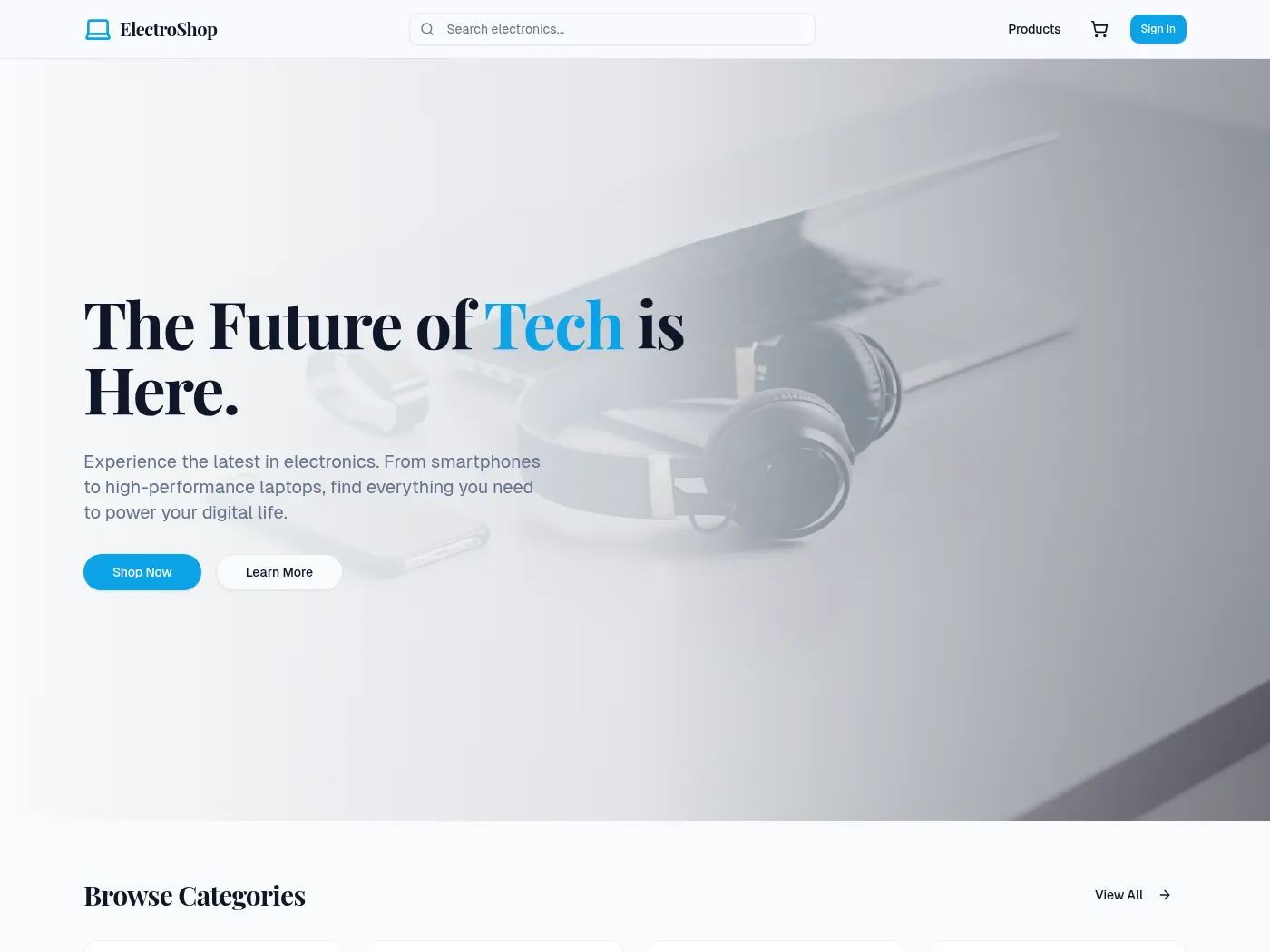 ElectroShop Online