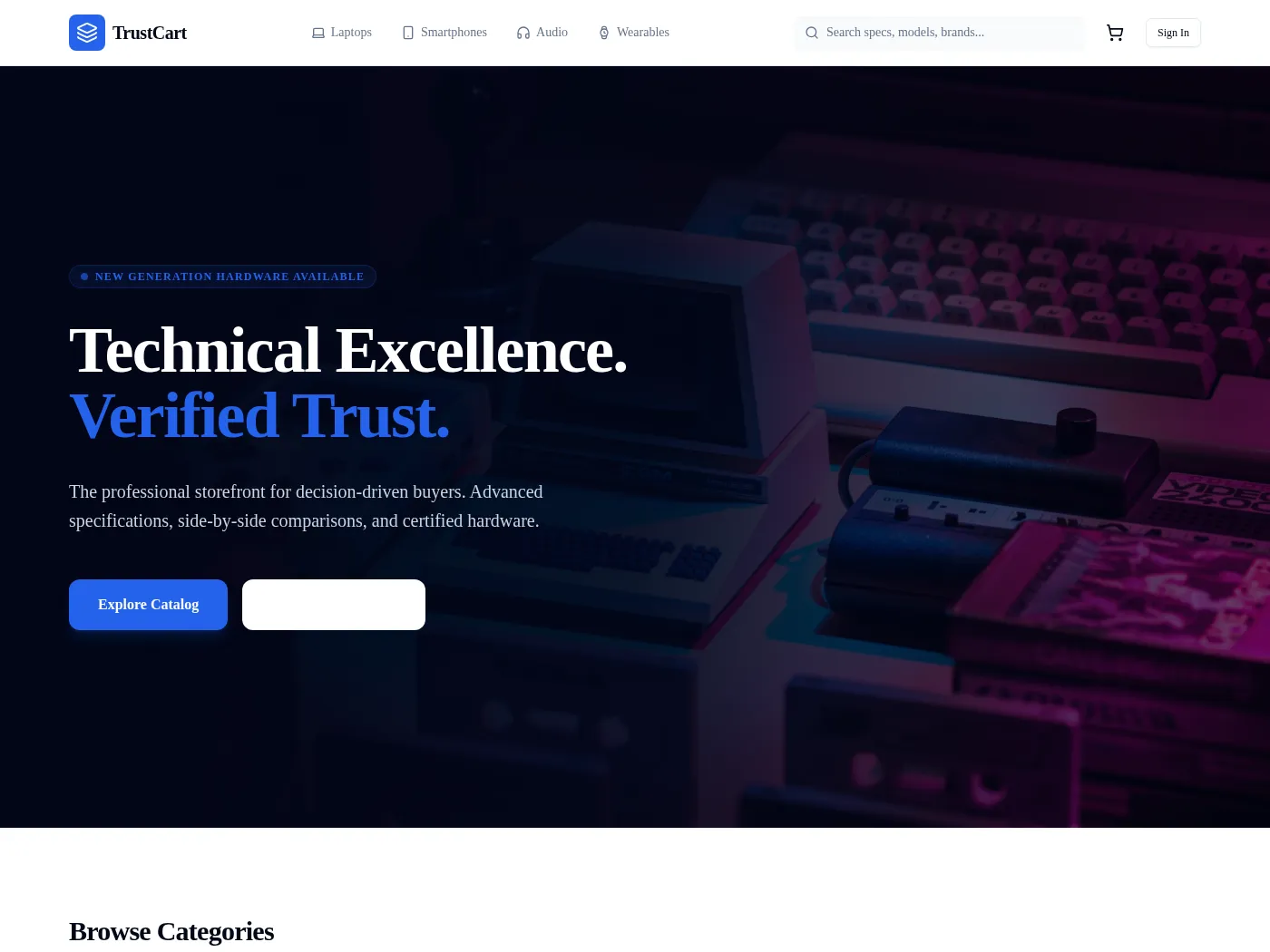 TrustCart Electronics Template