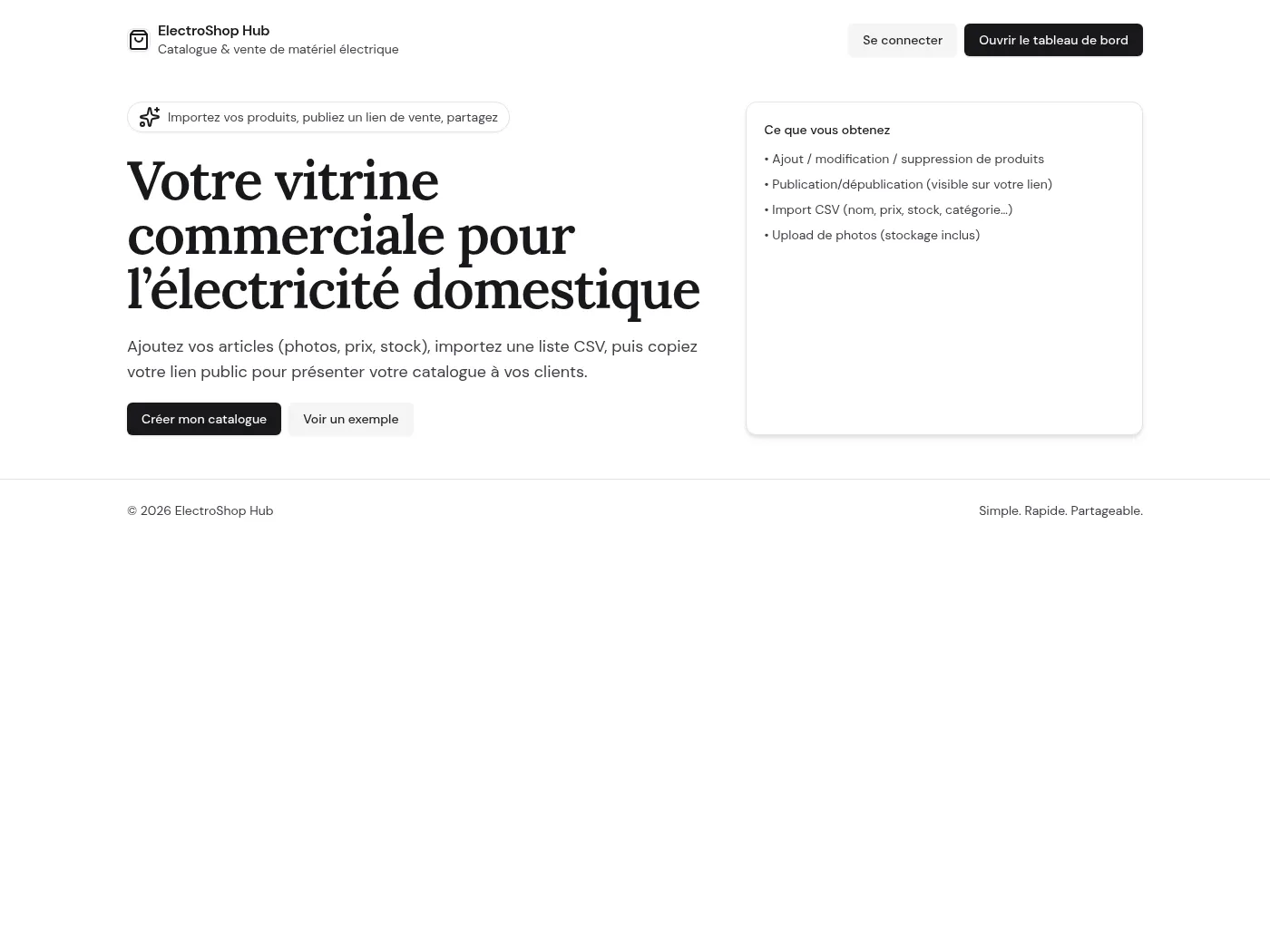 ElectroShop Hub