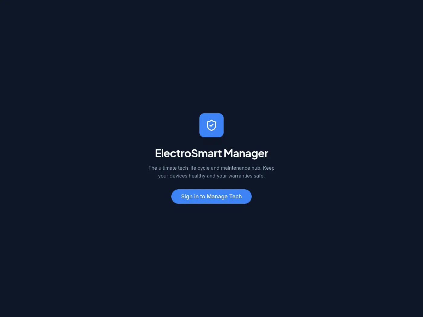 ElectroSmart Manager