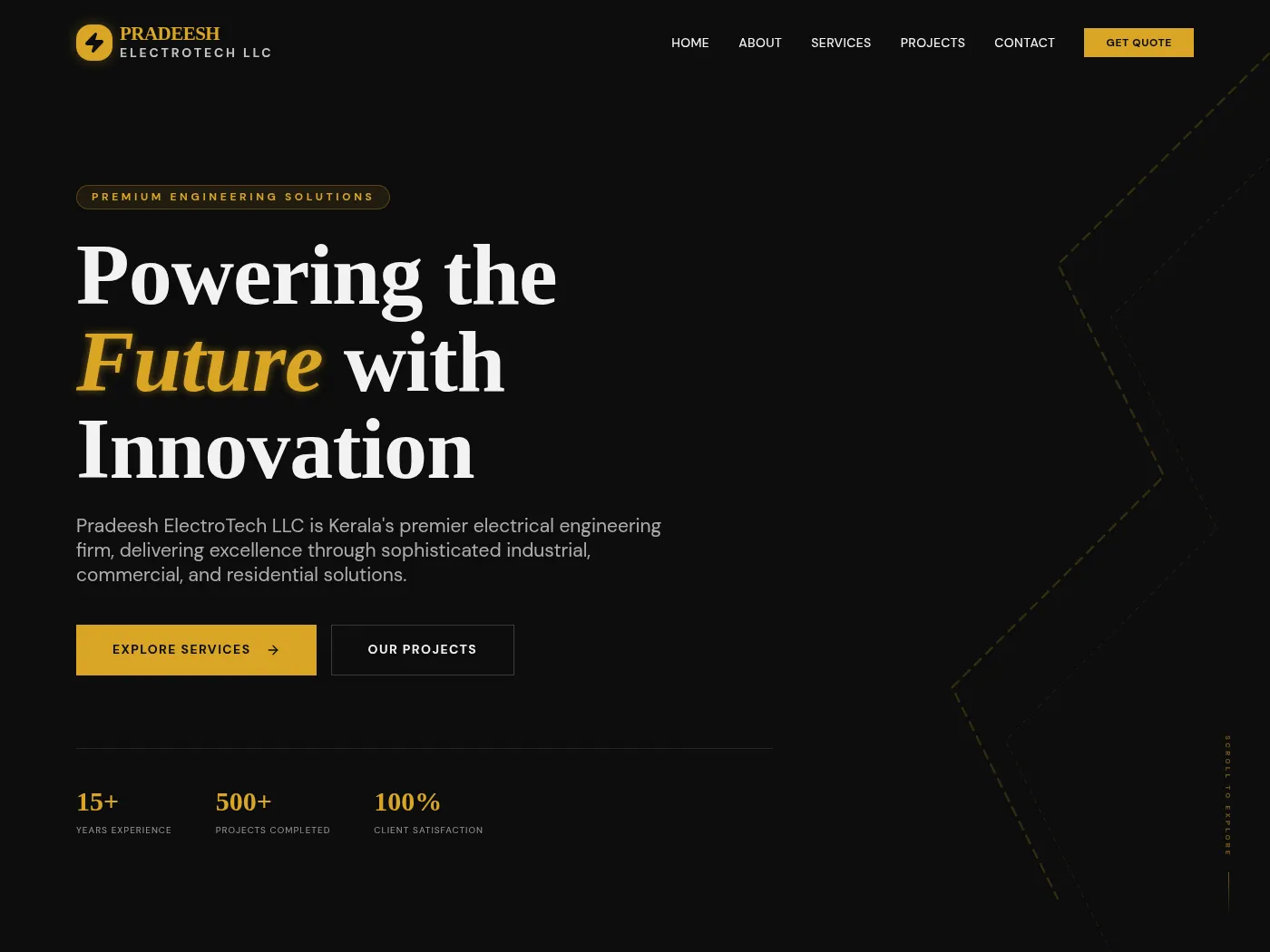 ElectroTech Luxury Website