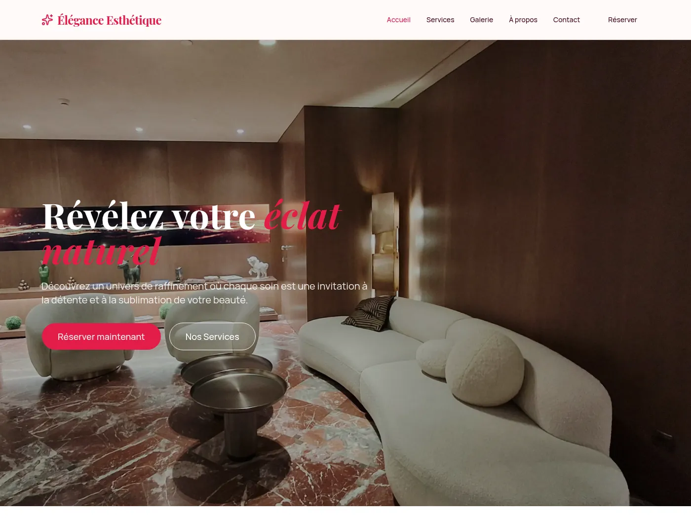 Élégance Esthétique Web