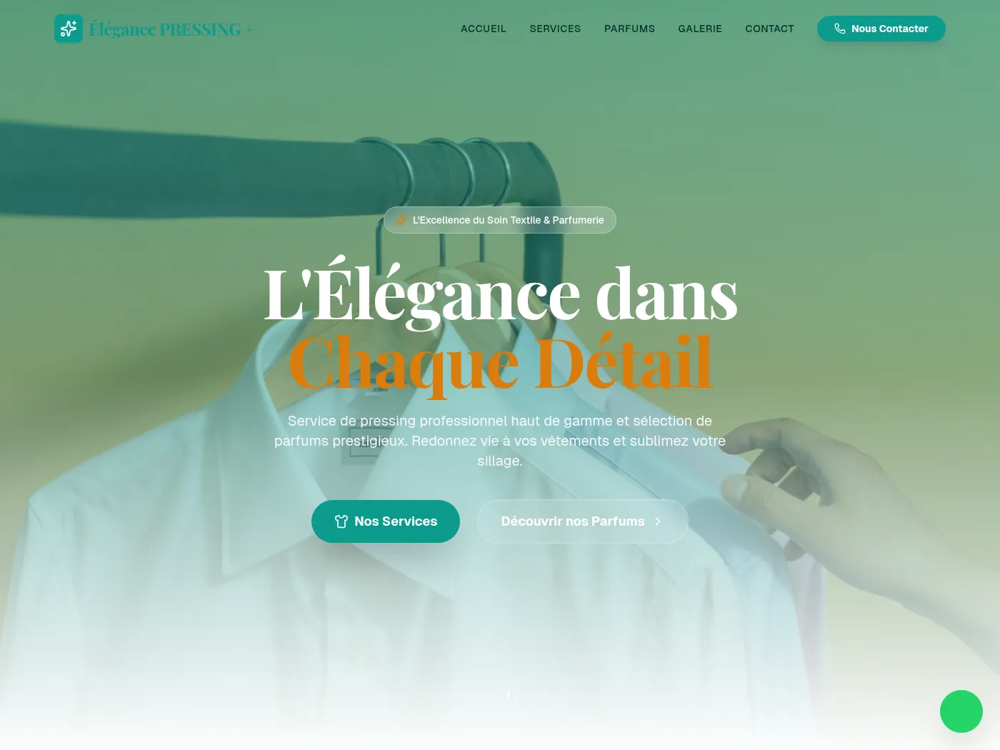 Élégance PRESSING+ Site Web