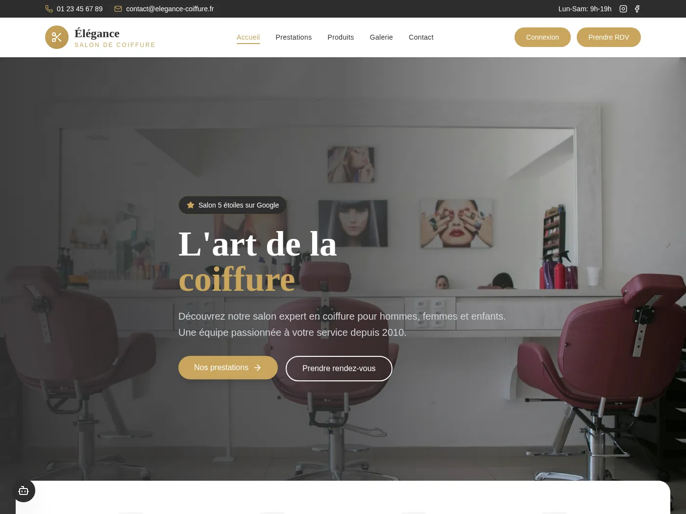 Élégance Salon App