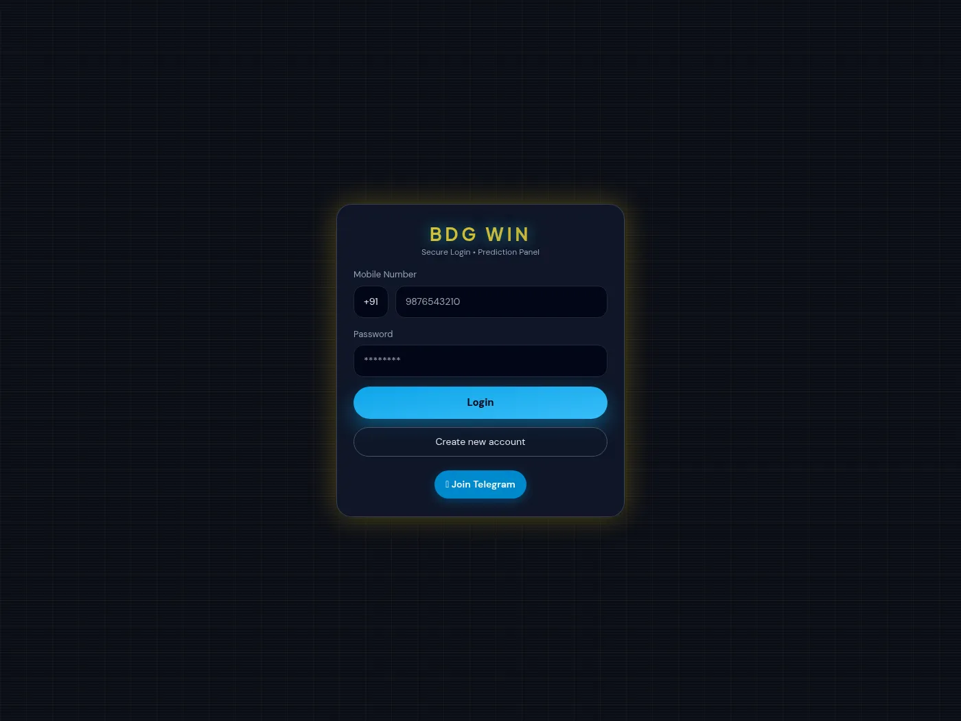 Elegant Login Portal