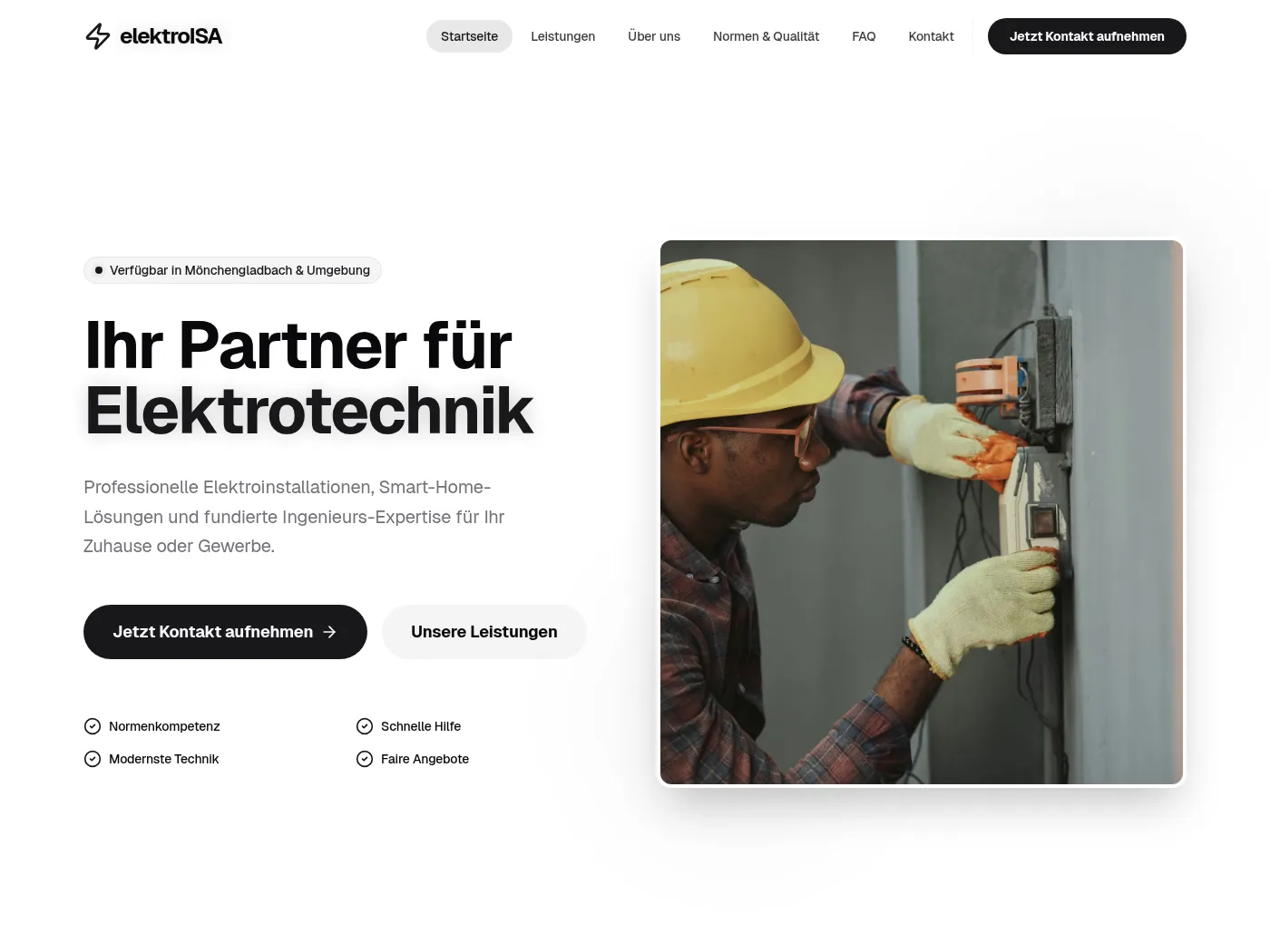 elektroISA Webseite