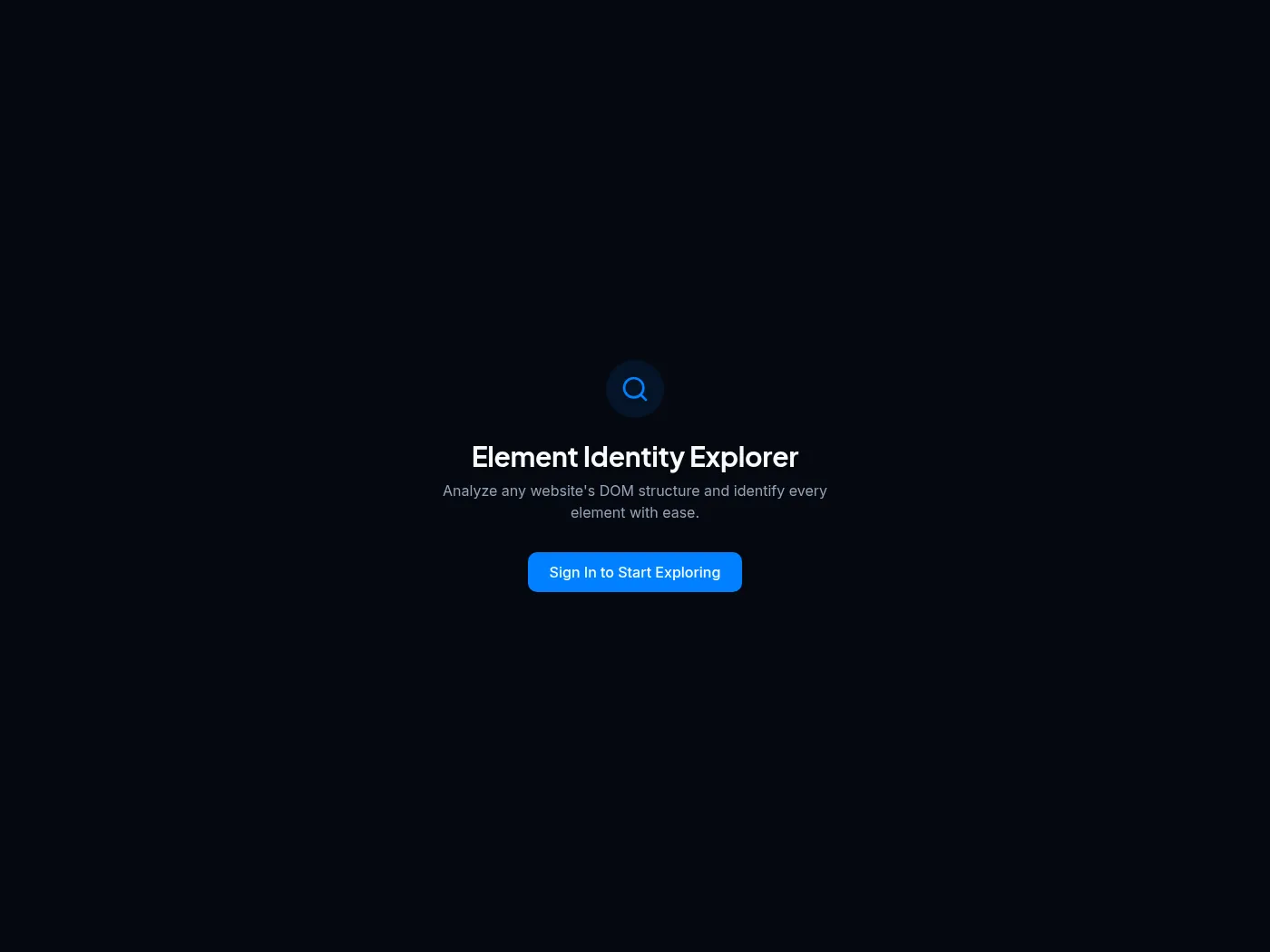 Element Identifier Explorer