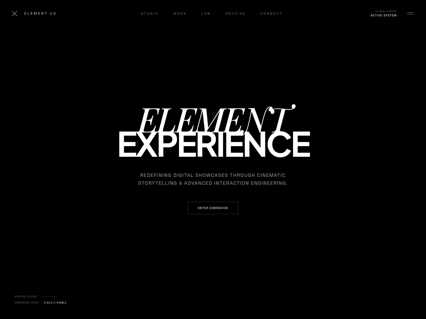 Element UX Immersive Portfolio