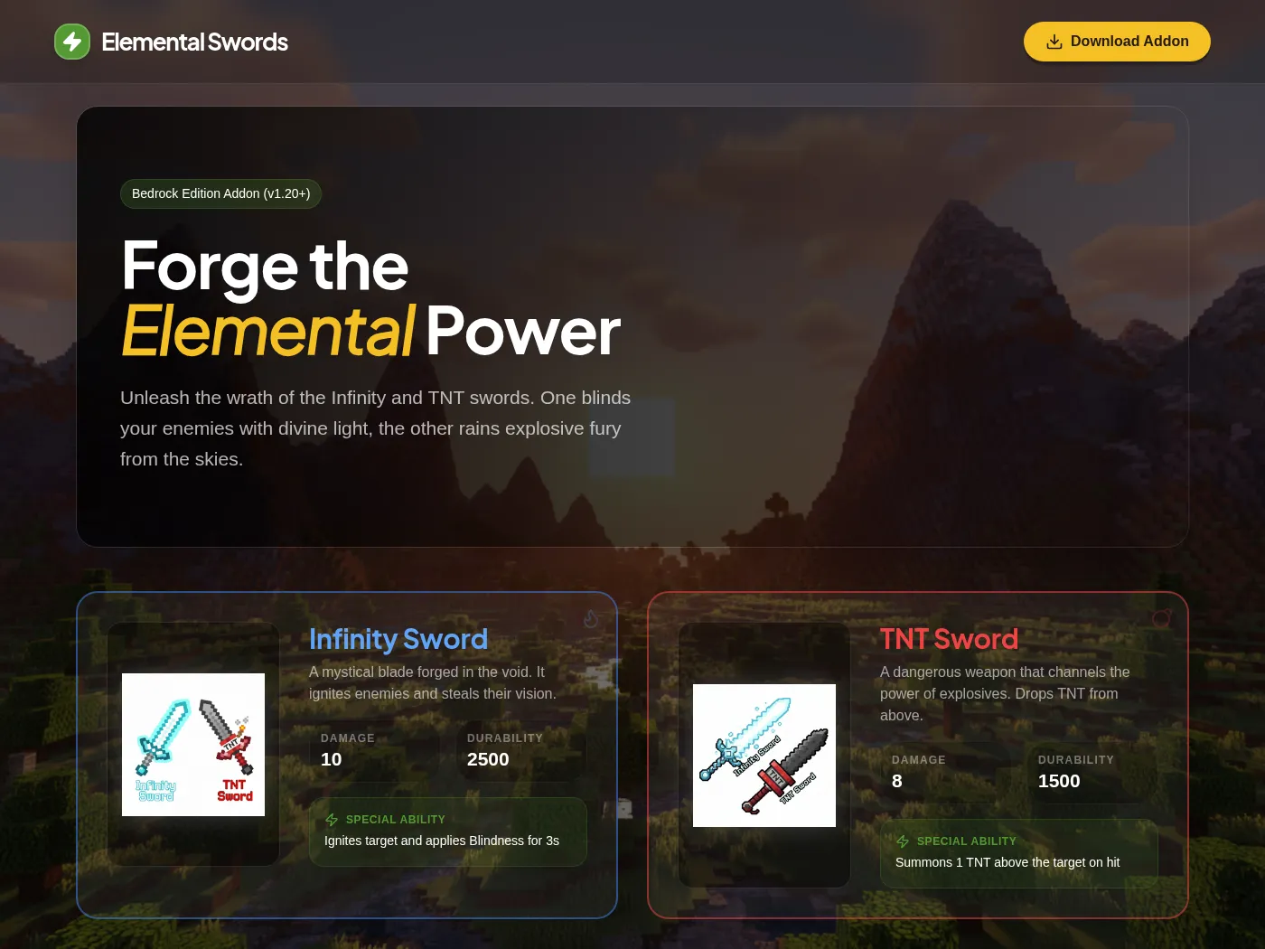 Elemental Swords Addon