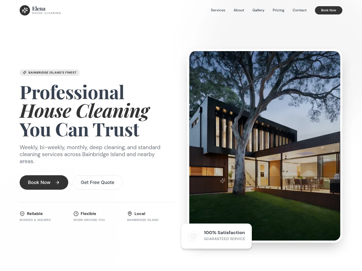 Elena Cleaning Service Site