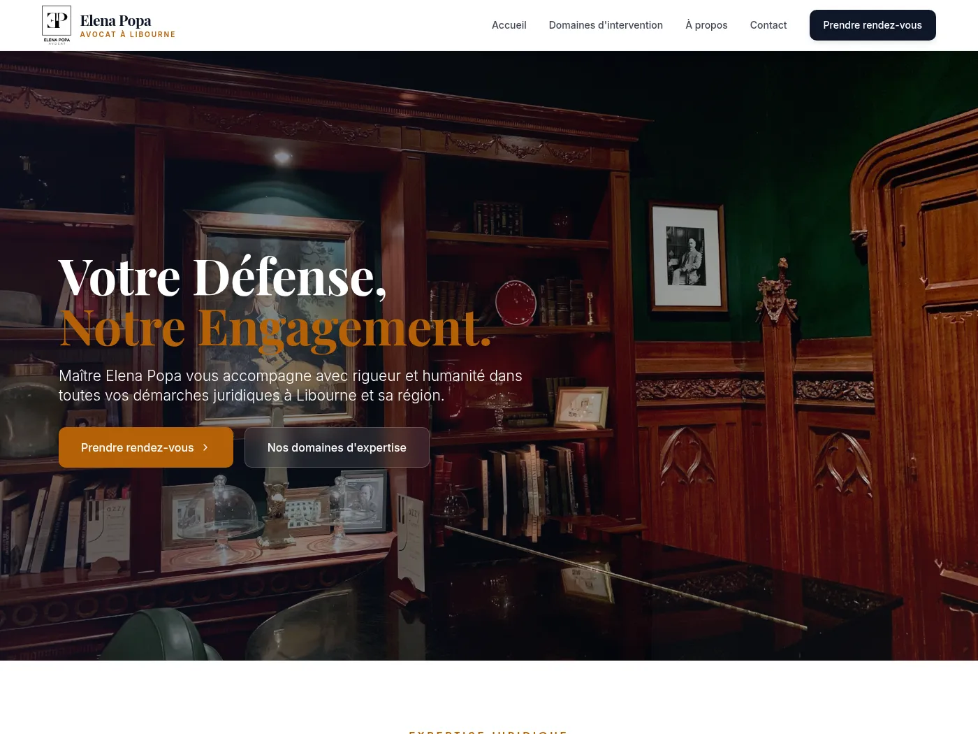 Elena Popa Law Website