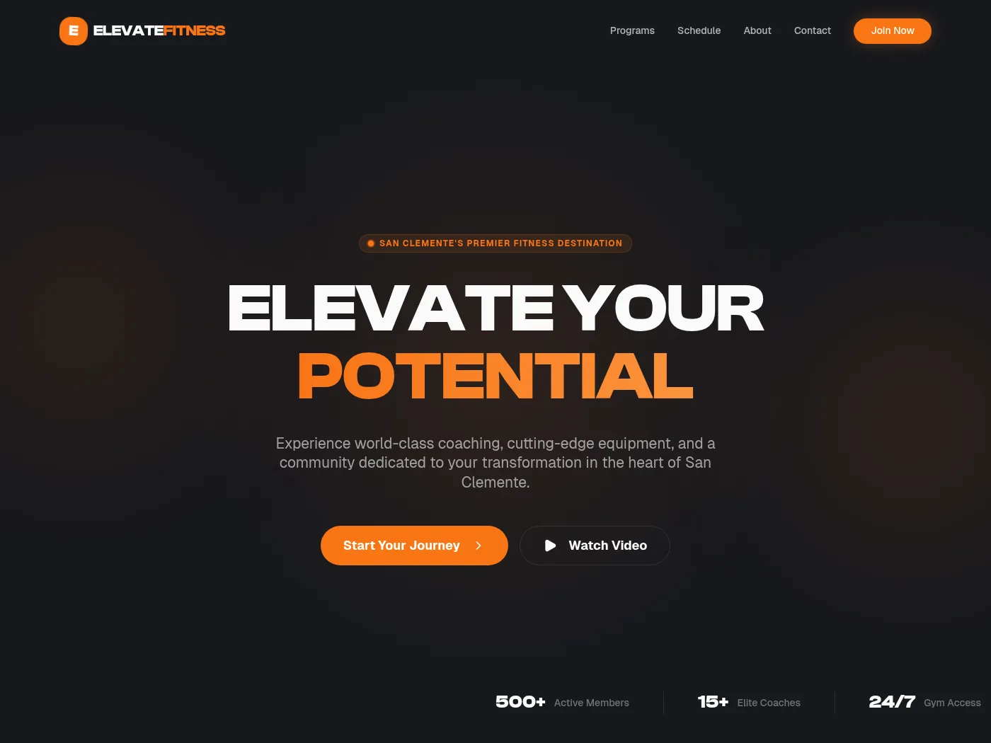 Elevate Fitness Site