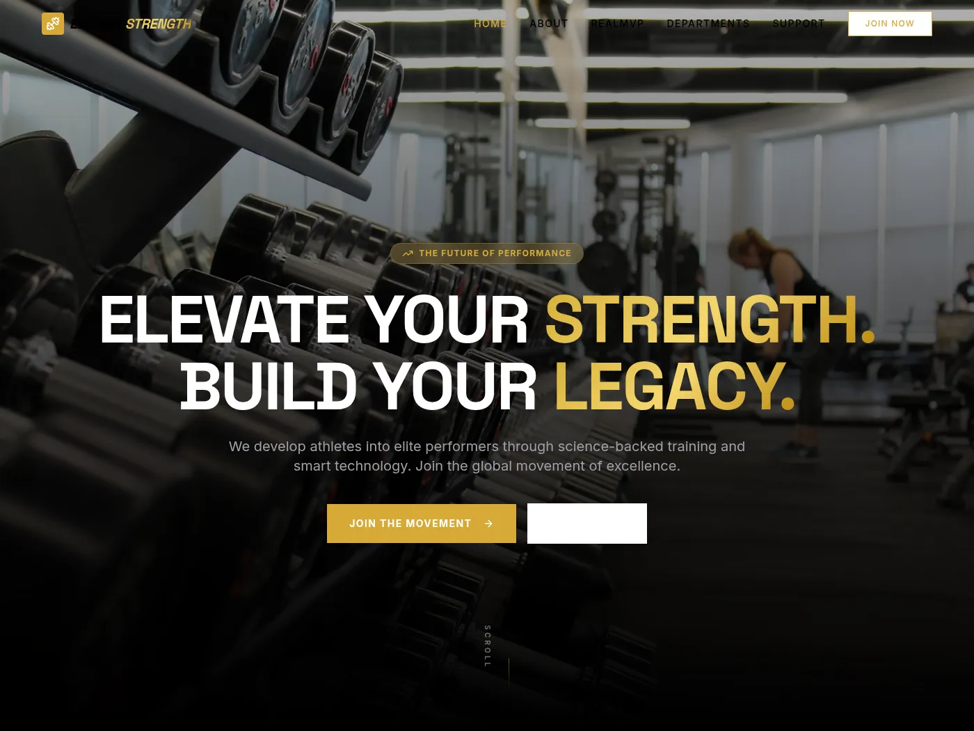 Elevate Strength Co. Website