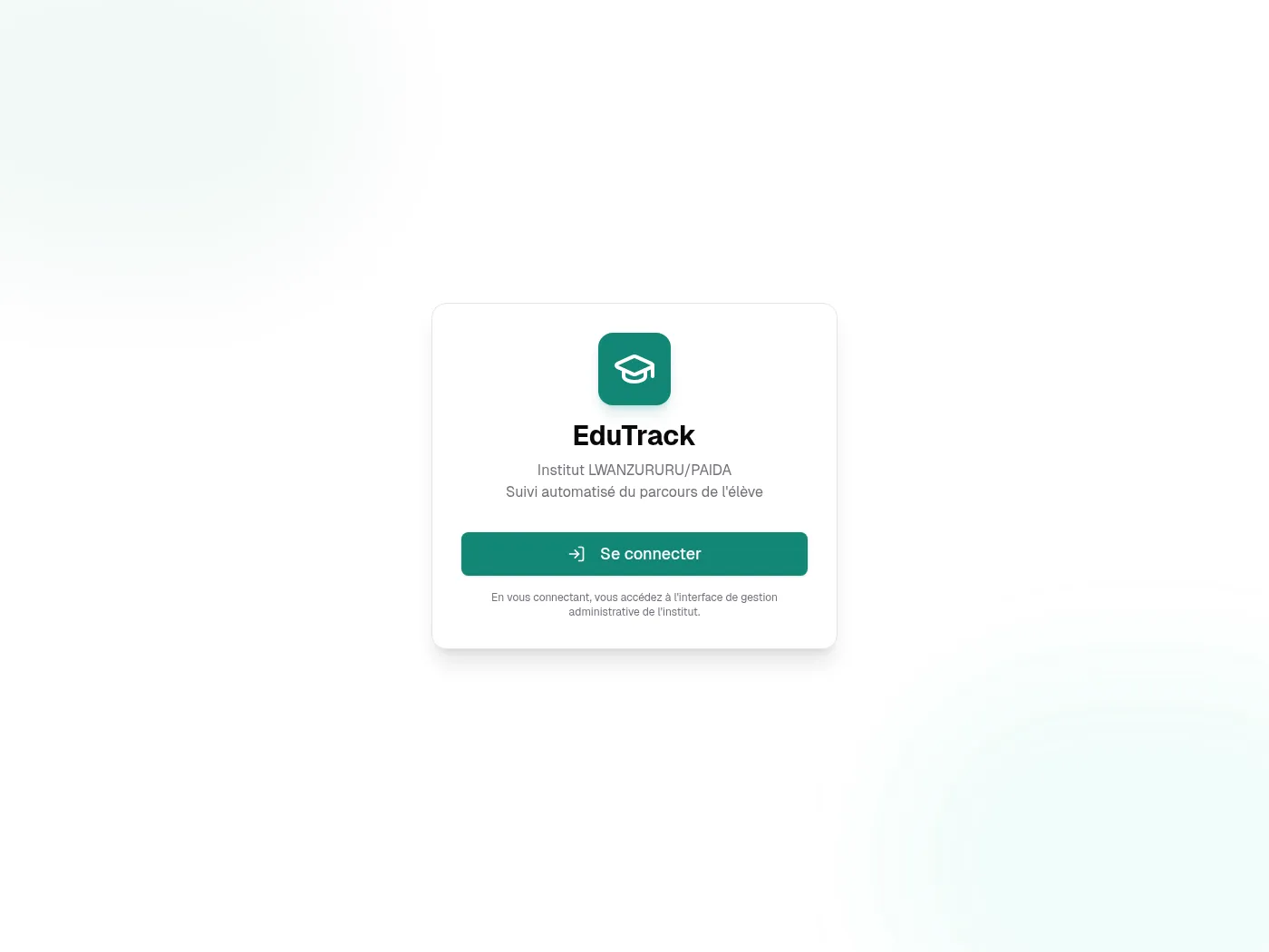 EduTrack Lwanzururu