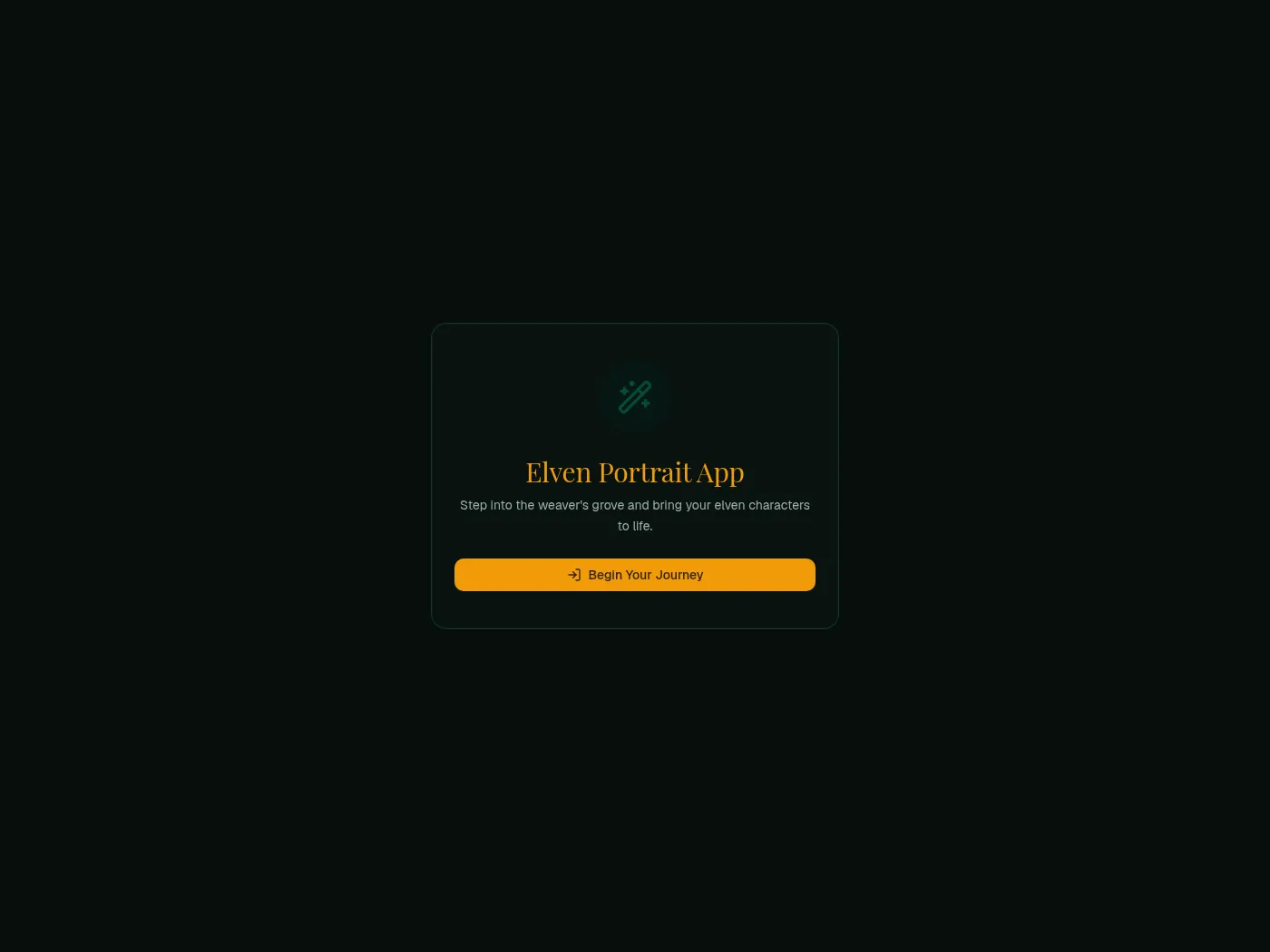 Elf Character Portrait App