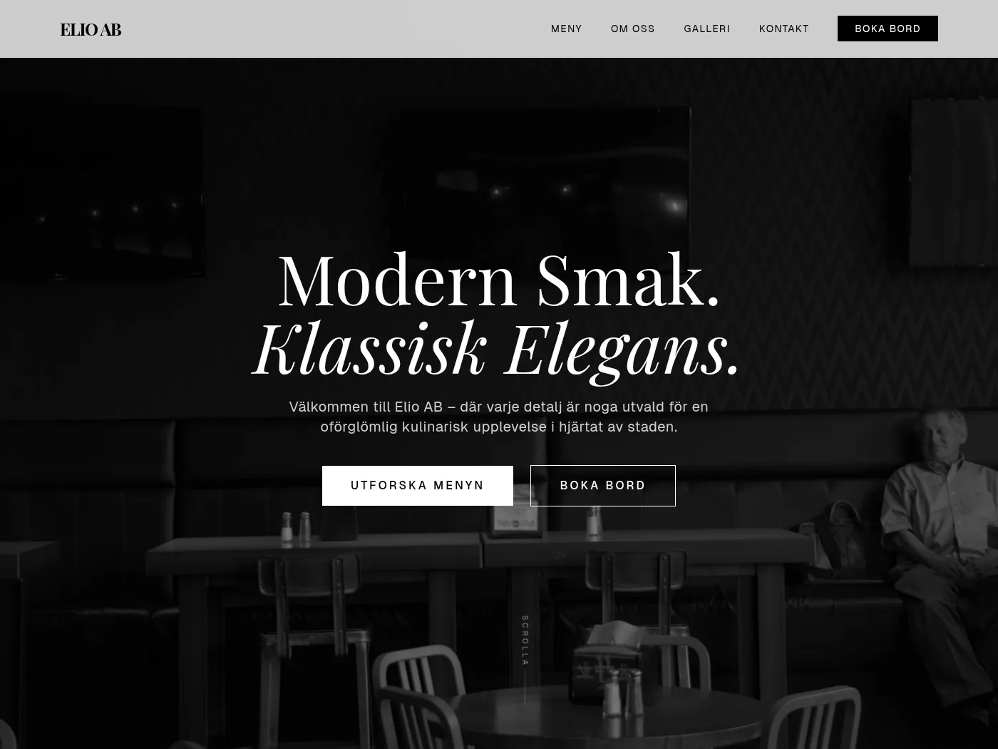 Elio AB Restaurant Site