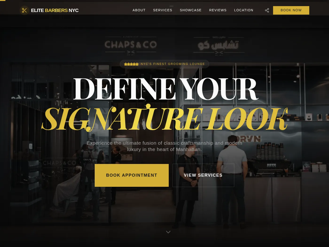 Elite Barbers NYC Site