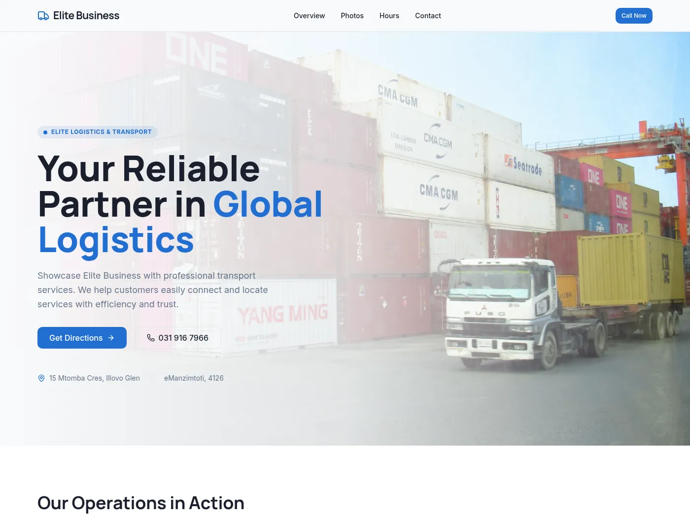 Elite Business Website
