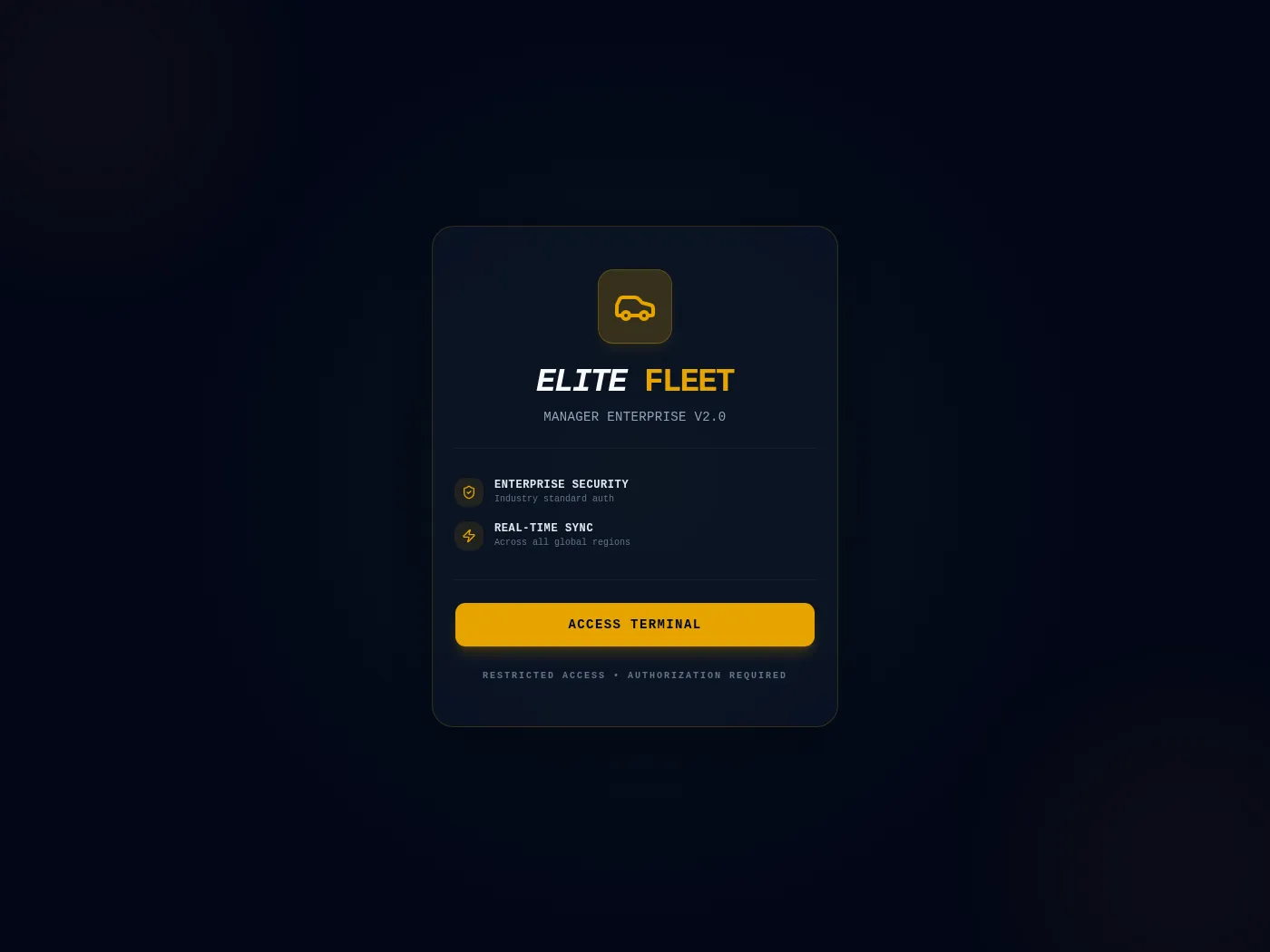 Elite Fleet Manager