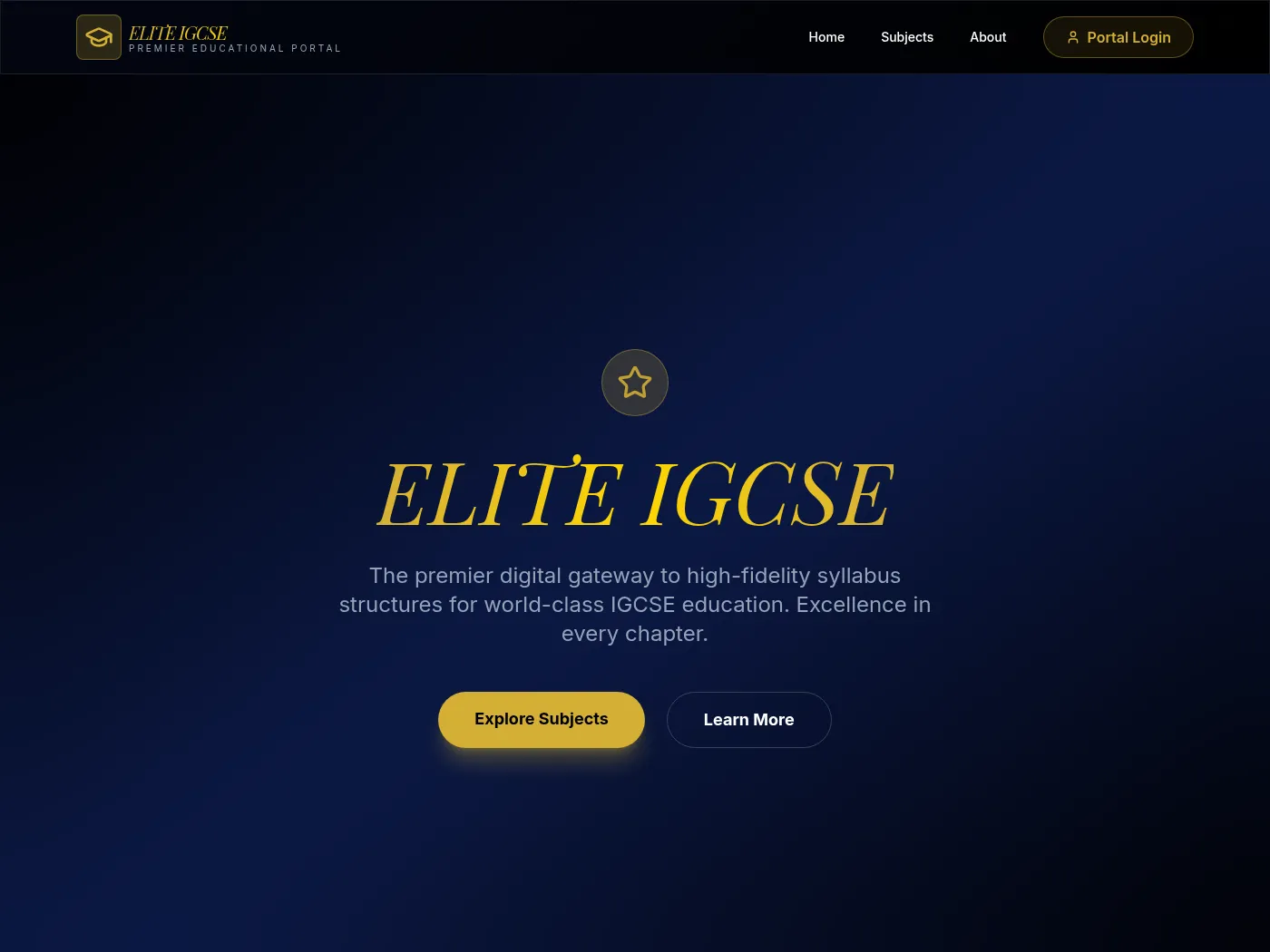 Elite IGCSE Portal