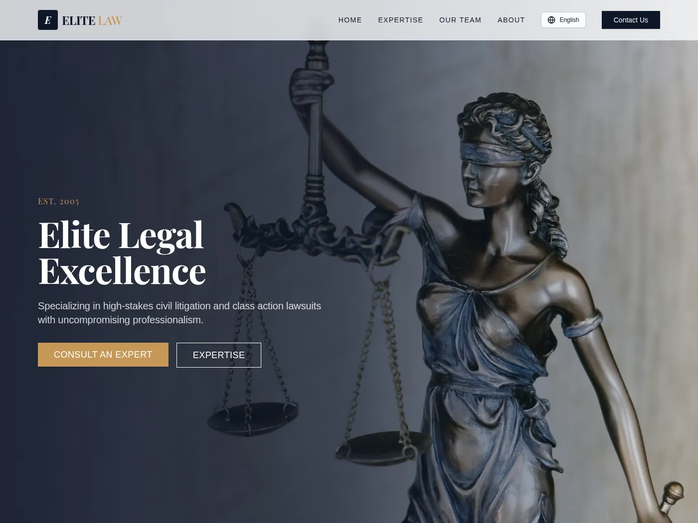 Elite Law Firm Website