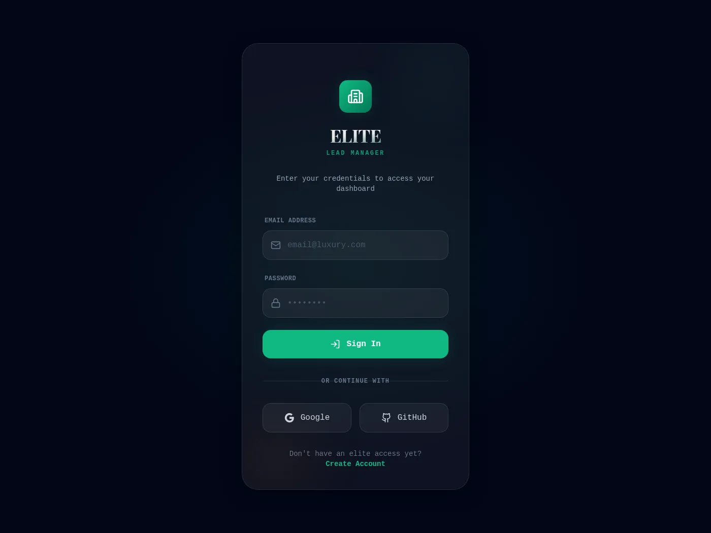 Elite Lead Manager