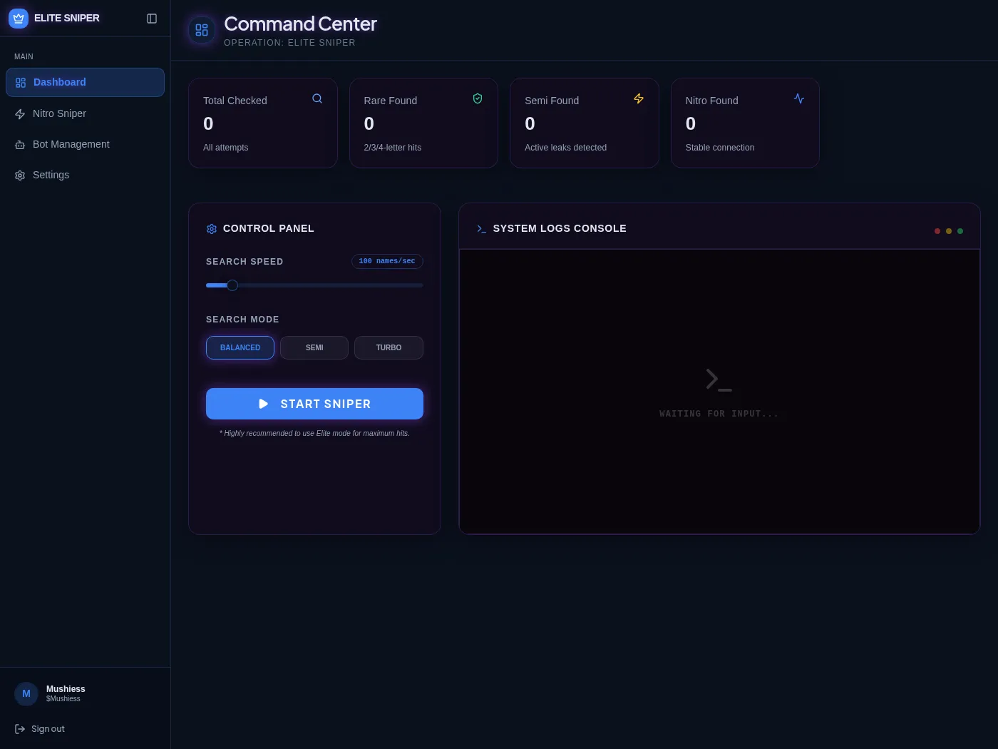 Elite Discord Name Sniper