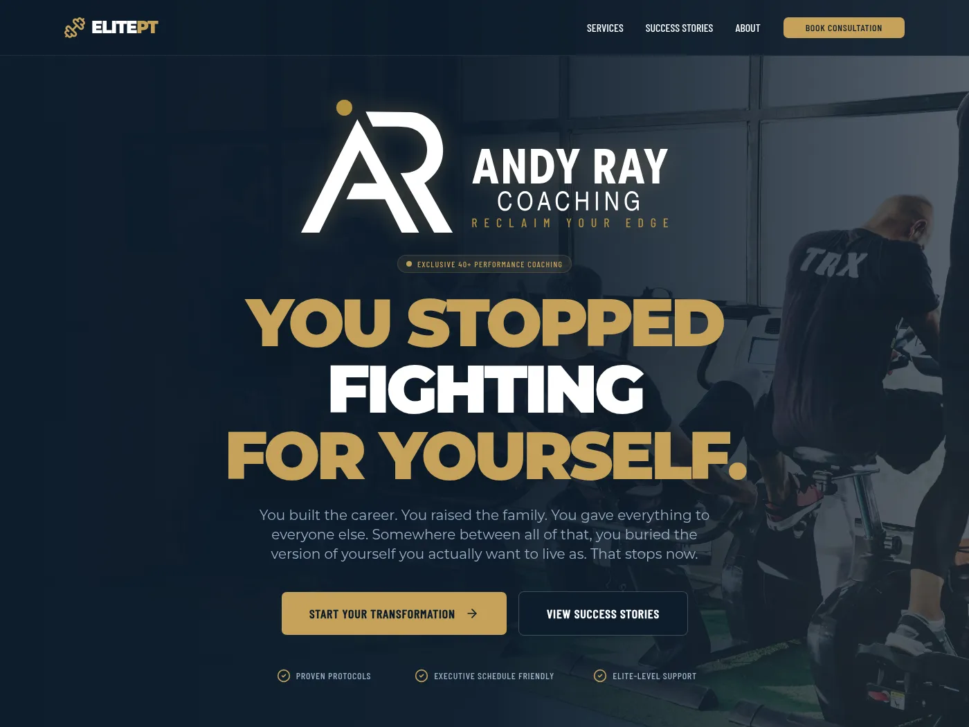 Elite PT Coaching Site