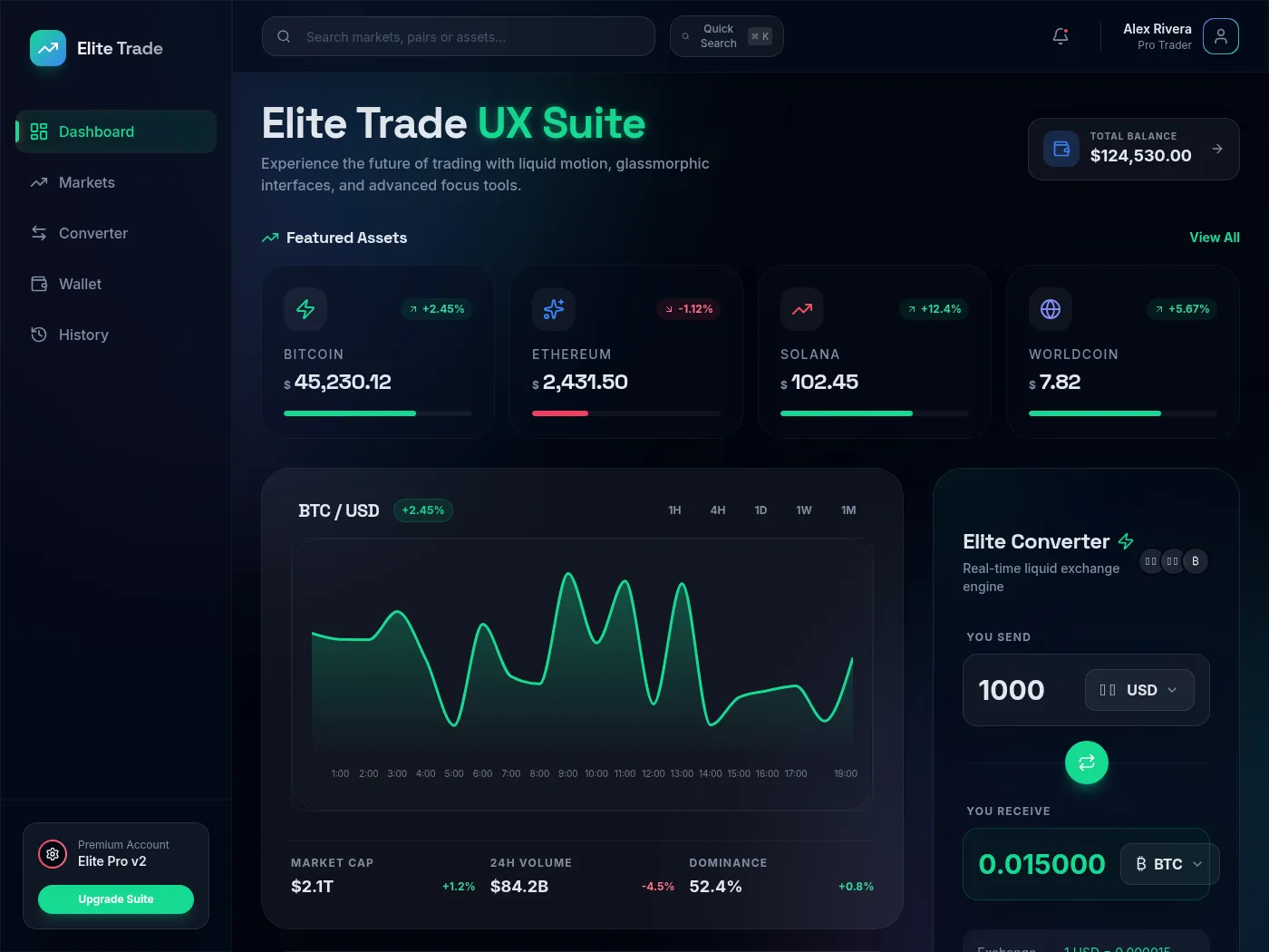 Elite Trade UX Suite