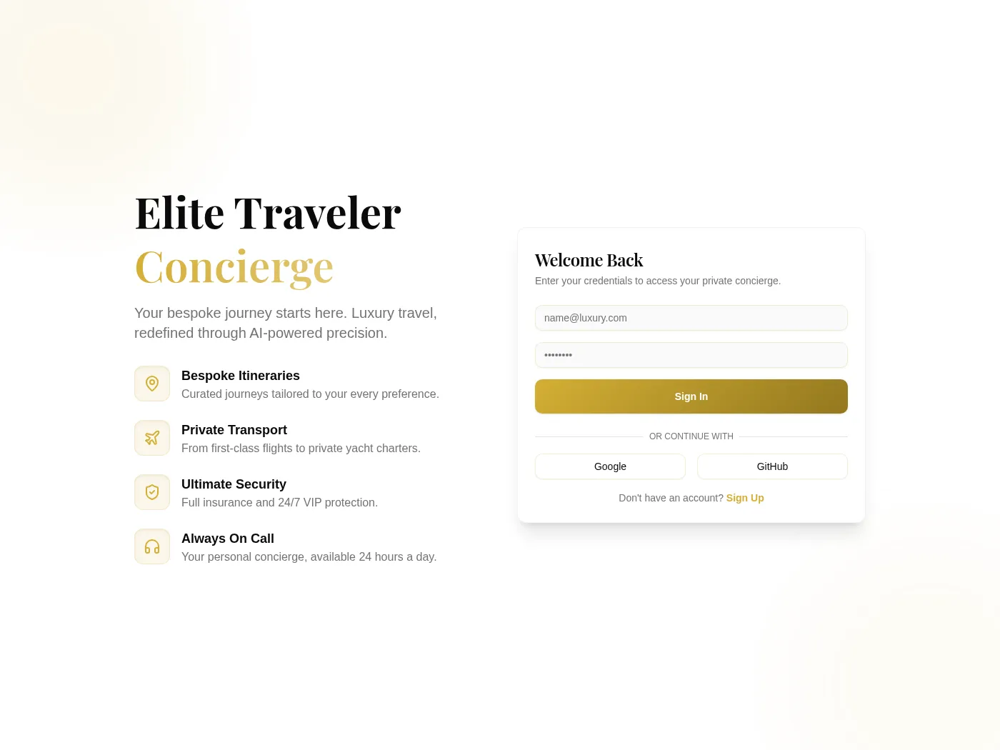 Elite Traveler Concierge