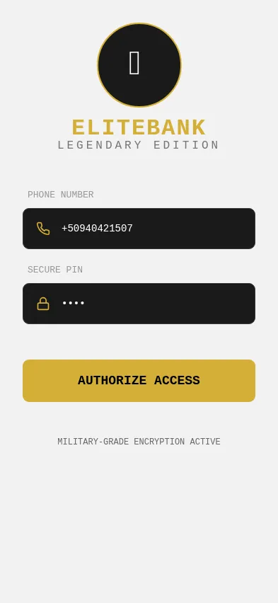 EliteBank Legend App